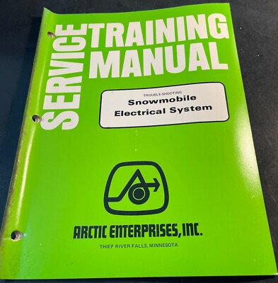 1970'S ARCTIC CAT TROUBLE SHOOTING ELECTRIC SYSTEM SERVICE TRAINING ...
