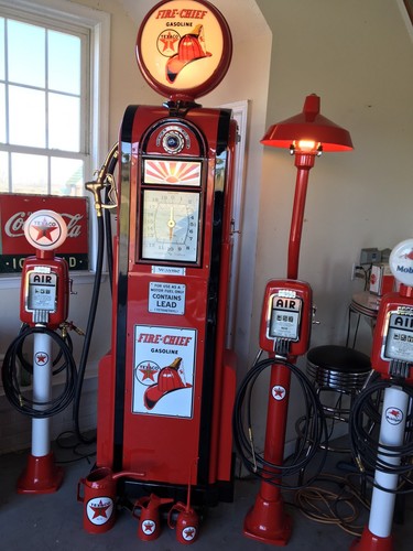 GAS PUMP etc. RESTORATION SERVICE•CAN RESTORE "YOUR" Gas Pump/ Airmeter ...