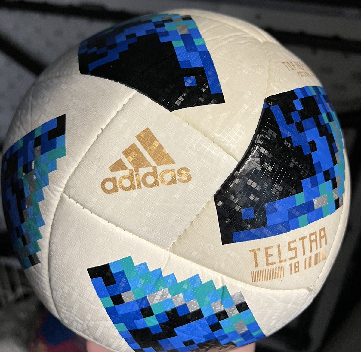 Adidas Telstar 18 World Cup Russia Blue Match Ball Replica TOP REPLIQUE ...