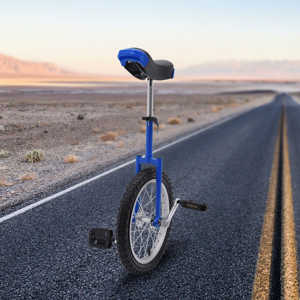 16 In Unicycle One Wheel Balance Exercise Bicycle Adjustable For Adults ...