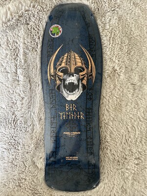 Powell Peralta Per Welinder Nordic Skull Skateboard Deck 2010Blue ...