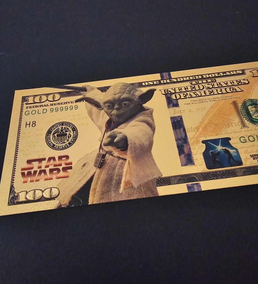 24k Gold foil Star Wars Star Wars collectible | eBay
