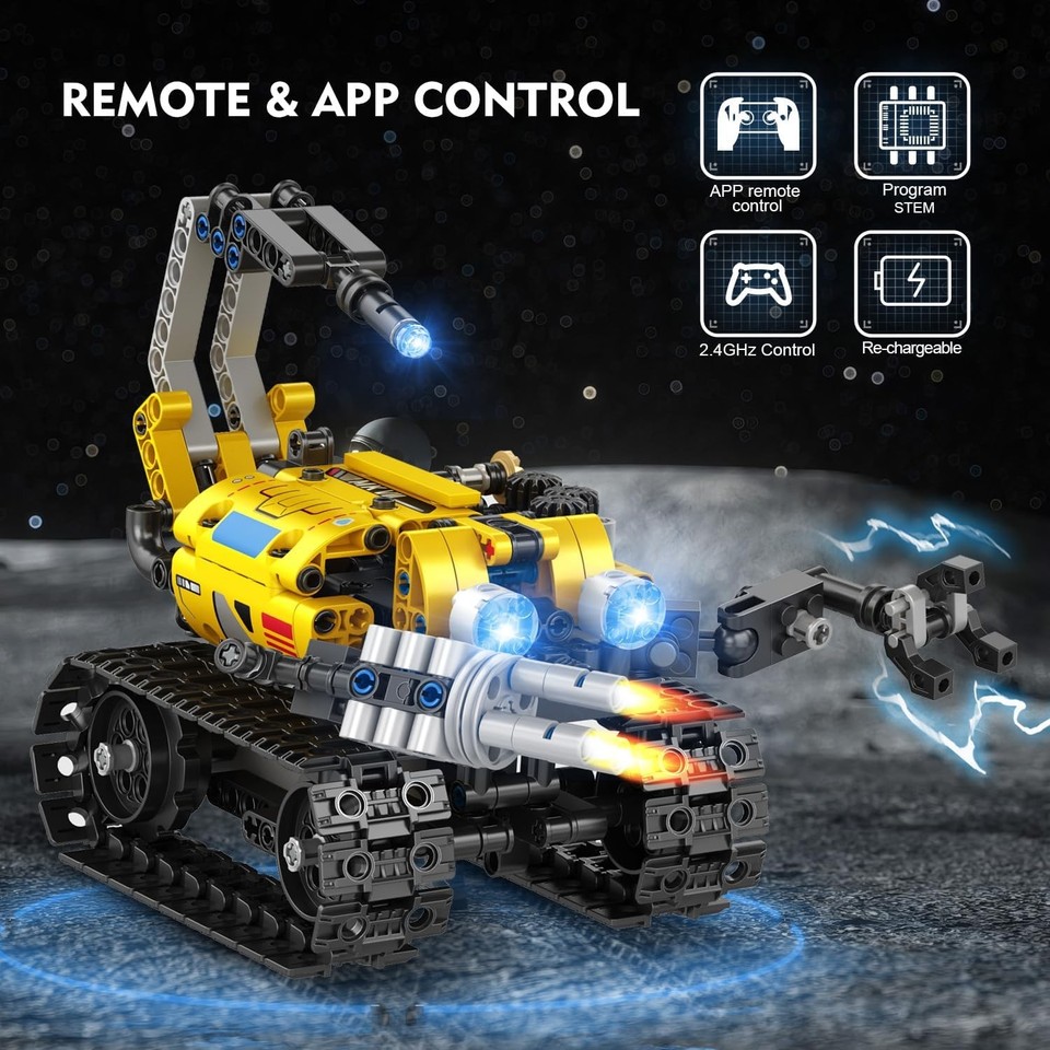 CUBIMANA Technik Roboter Bauspielzeug für Kinder - 5 in 1 App & | eBay.de