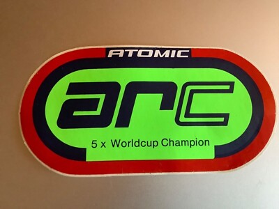 Adhesive Sticker - ATOMIC ARC - Vintage 80s Original | eBay