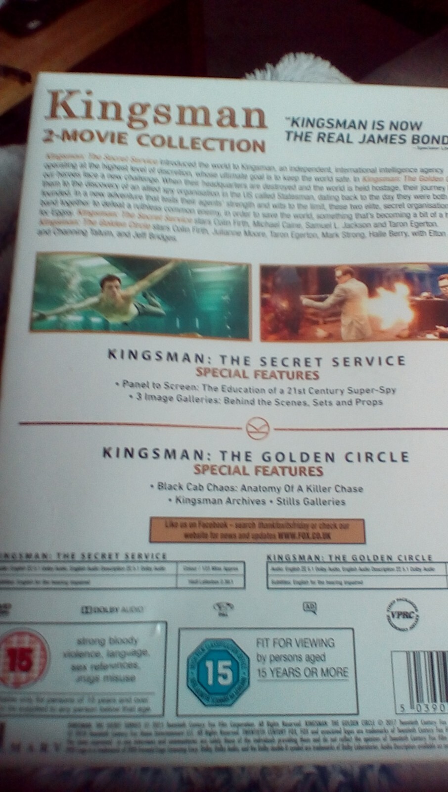 Kingsman - The Secret Service / Kingsman 2 - The Golden Circle (Box Set ...