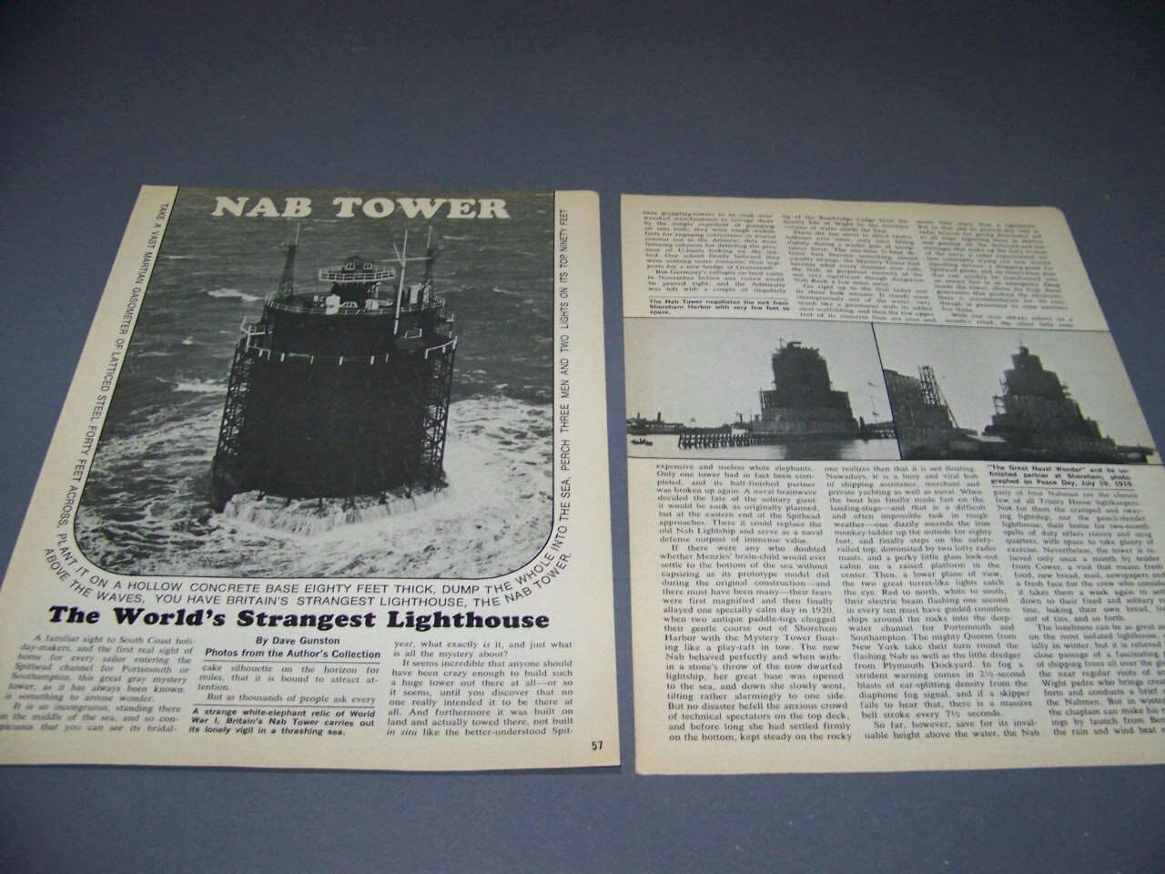 NAB TOWER "THE WORLDS STRANGEST LIGHTHOUSE"...HISTORY/PHOTOS/DETAILS ...