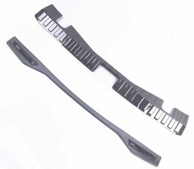 Fits For Mustang Mach-E 2021-2025 Black Titanium Rear Bumper Protector ...