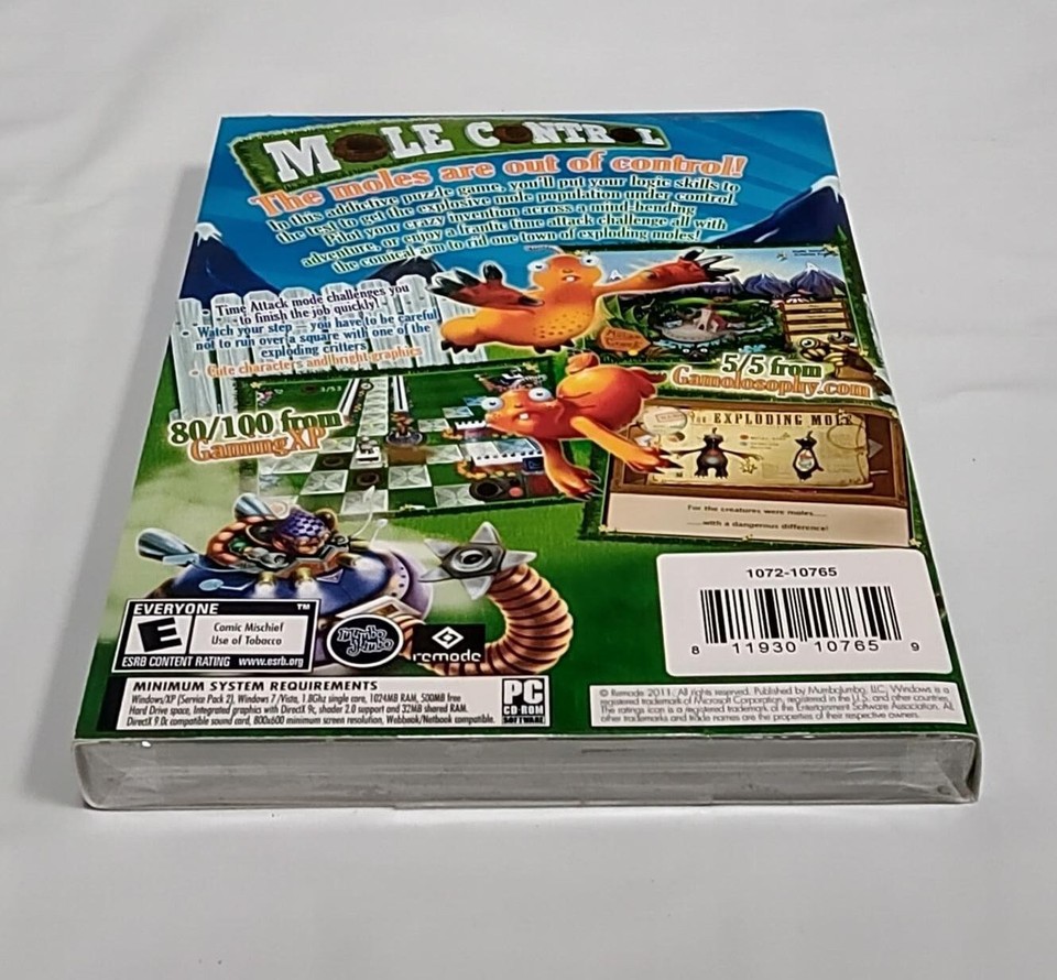 Mole Control PC Game - Premium Casual Games MUMBO JUMBO | eBay