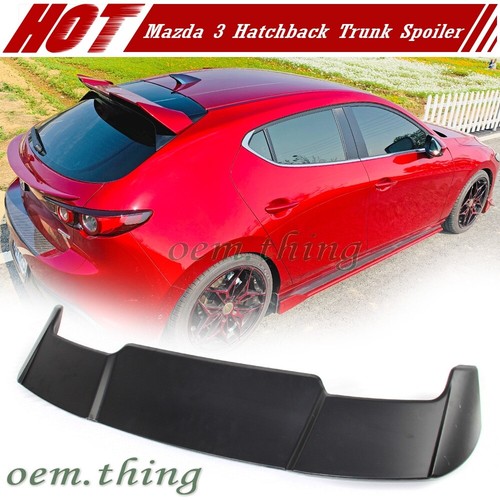 Unpainted Fit FOR Mazda 3 4th BP 5D Hatchback DTO Rear Trunk Spoiler ...