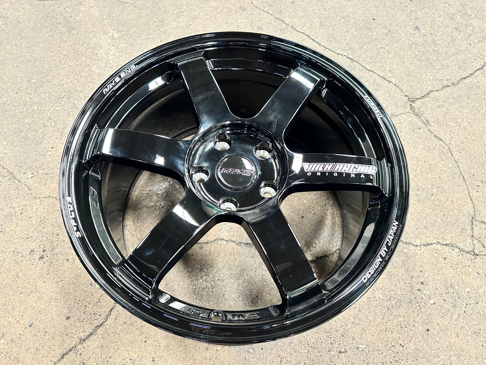 New 18x9.5 ET44 5x120 AOW TE37 SAGA S-Plus Wheel CIVIC TYPE R FK8 FL5 ...