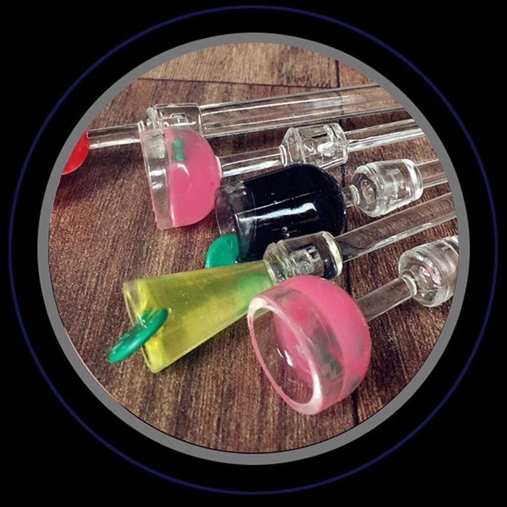 10 pcs Acrylic Beverage Mixer Wine Glass Decorative Wine Glass Stirring ...