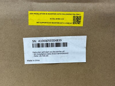 SolarEdge CELL-B-R05-S-S2 Cellular Plug-In (LISA-C200) NEW Free ...