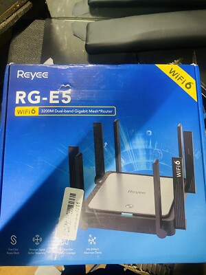 Reyee RG-E5 WiFi 6 AX3200 Dual-Band Gigabit Mesh Router - New-open Box ...