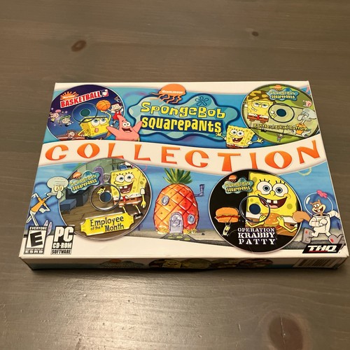 SpongeBob SquarePants Collection Big Box PC 4 Games THQ 2004 ...