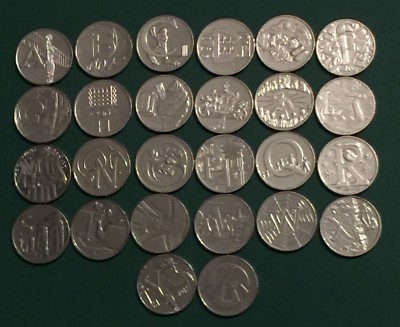 2019 new A-Z 10p Coins Alphabet choose the letter Medal / Album ...