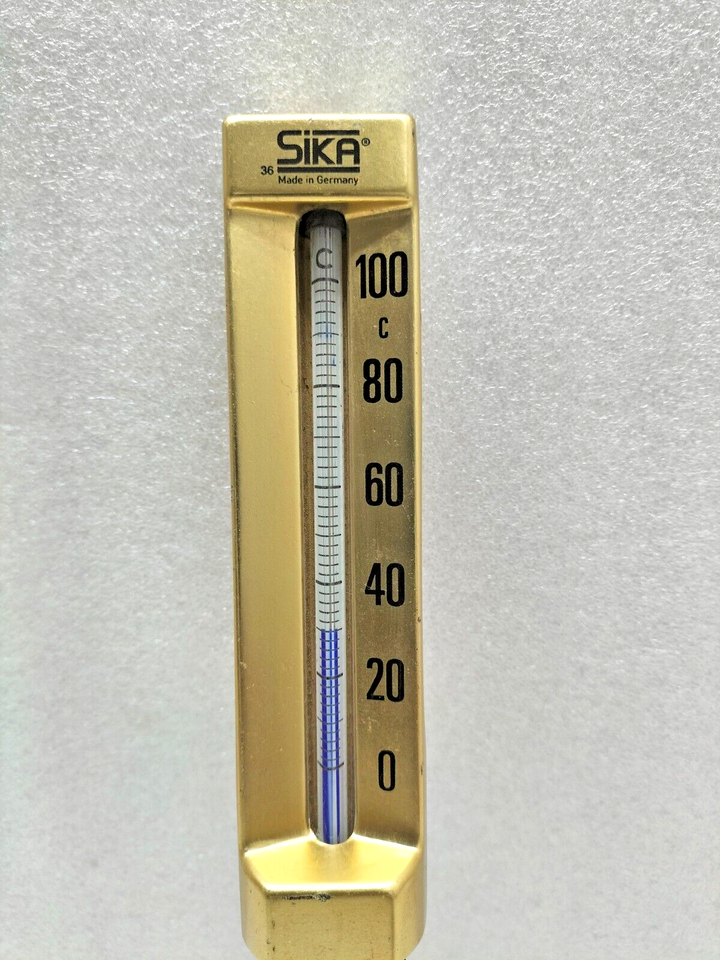 SIKA INDUSTRIAL THERMOMETER 0-100°C STRAIGHT | eBay