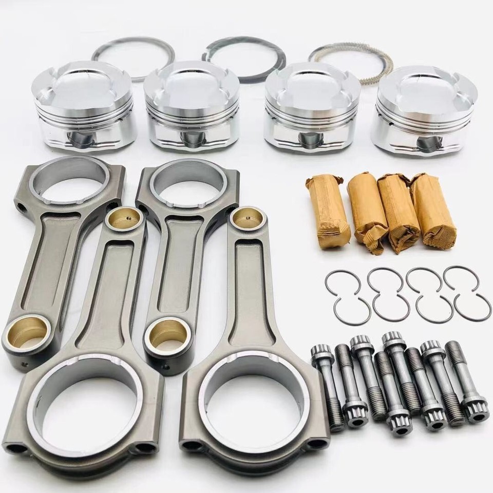 N20 Forged Piston Connecting Rod Kit For BMW N20B20 84mm CR 10:1 144 ...