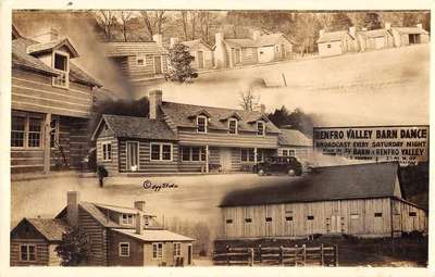Mt Vernon Kentucky Renfro Valley Barn Dance Real Photo Antique Postcard ...