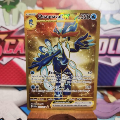 Quaquaval ex 273/193 Gold - Paldea Evolved - Pokemon TCG - SHIPS FAST ...
