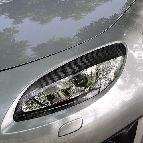 Carbon Fiber Headlight Eyebrow Eyelid Cover Trim For Mazda MX5 Miata ...