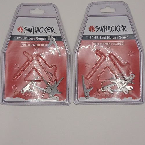 2 pack Swhacker 125 gr replacement blades Levi Morgan series read ...