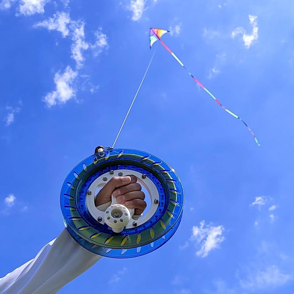 Kite String Reel, String Spool,Line Winder, Come with Lock, 8in with ...