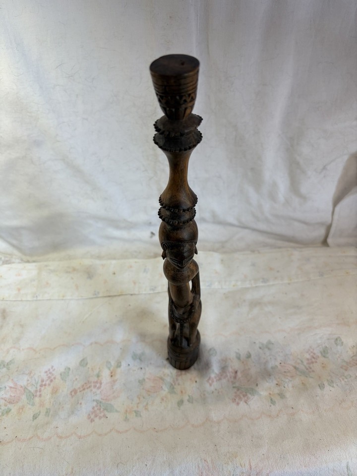 African Tribal Fertility Totem Carved Wooden Tribal Art. | eBay UK
