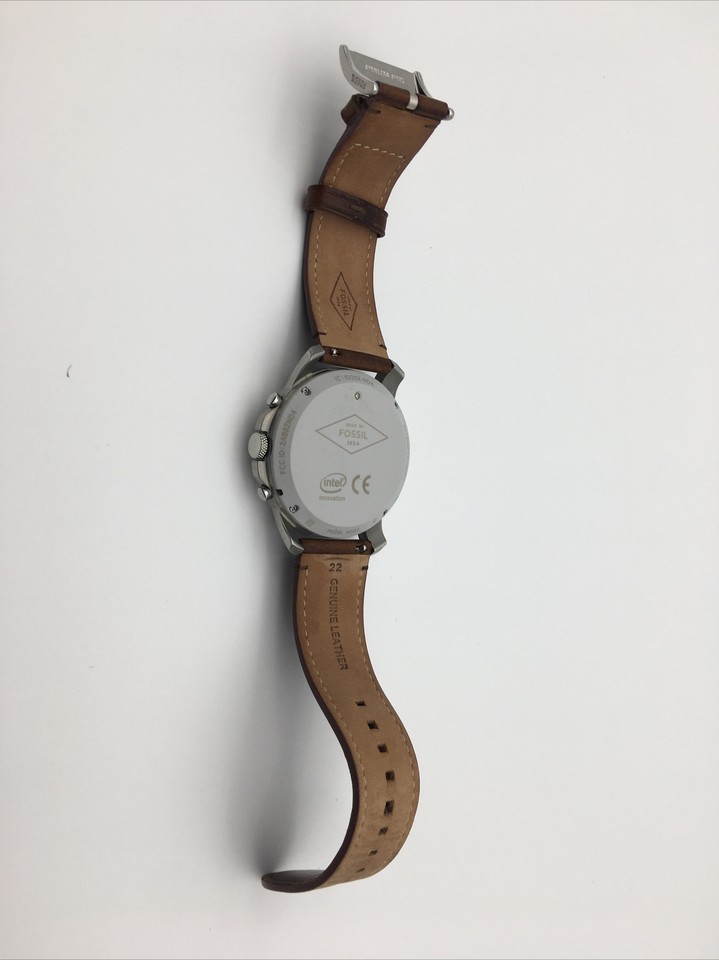 Fossil Men's Q Grant Smart Watch, LED, Chronograph, Bluetooth, 44MM ...