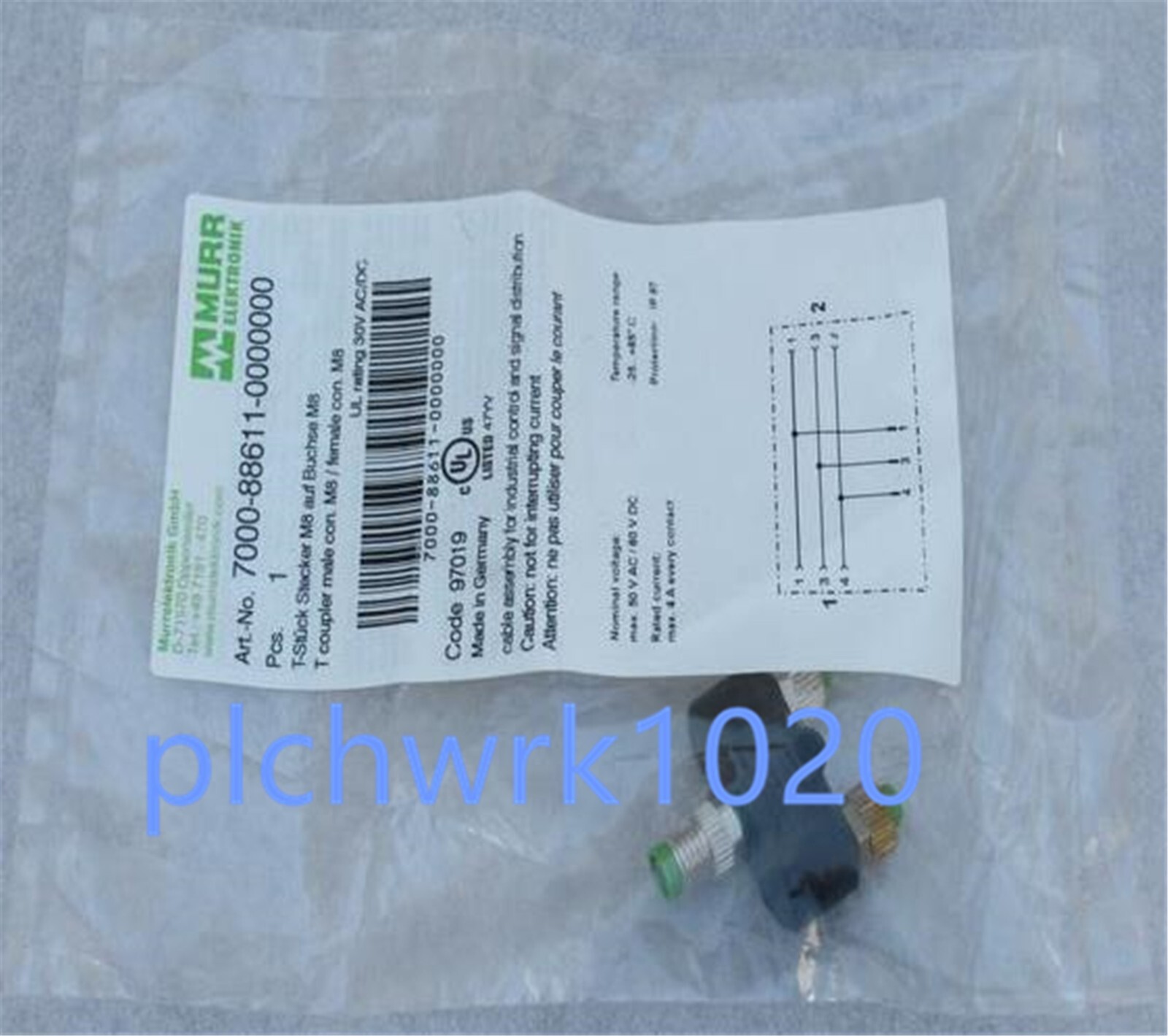 1 PCS NEW IN BOX MURR Adapter 7000-88611-0000000 | eBay