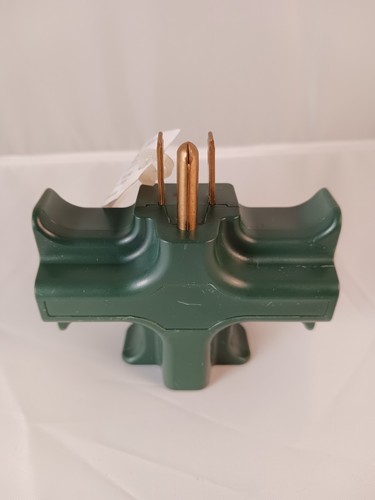 Intertek 3-Way Splitter Adapter, Green Three Prong Ground, Triple Wall ...