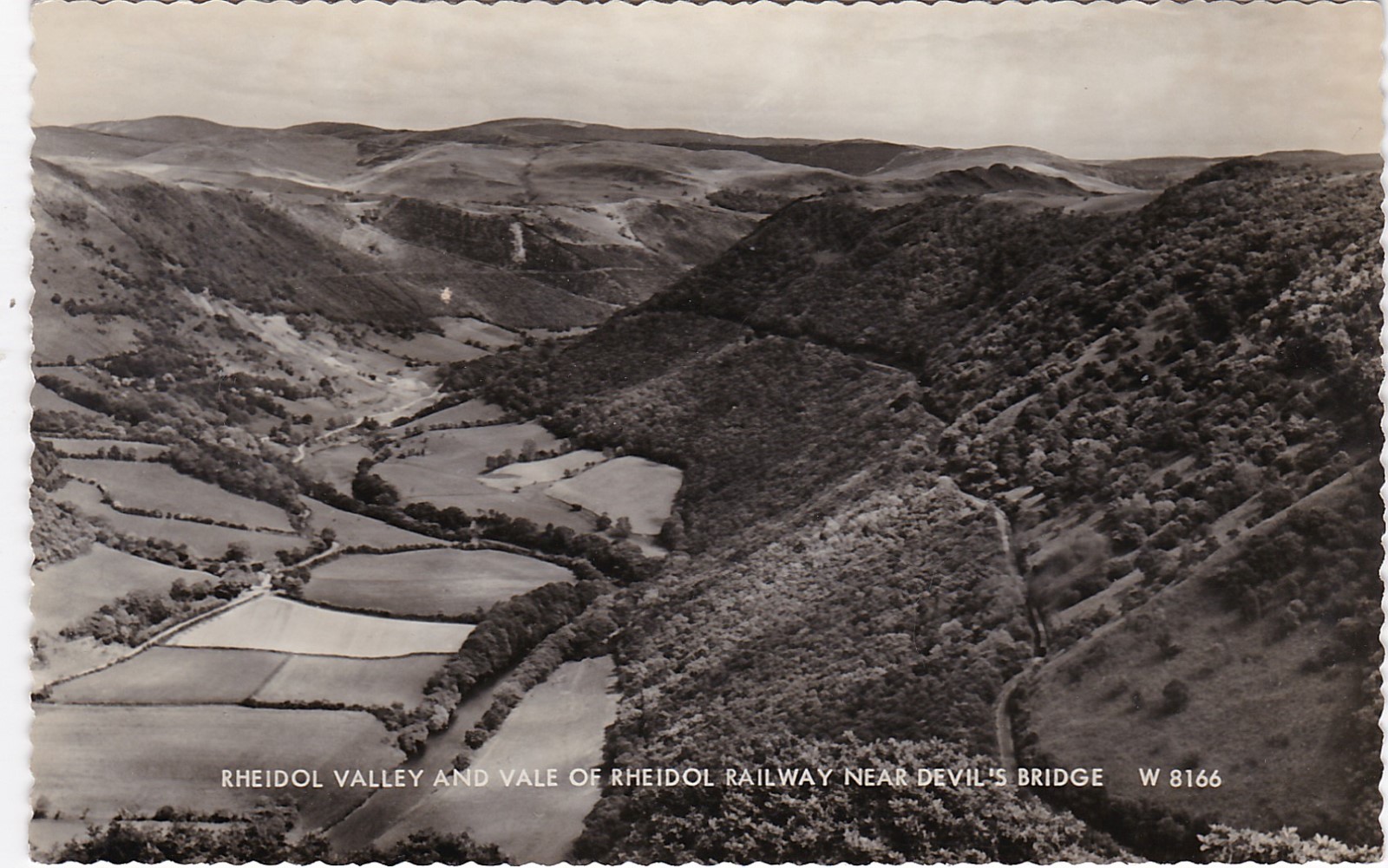 Rheidol Valley & Vale Of Rheidol Railway, Nr DEVIL'S BRIDGE ...