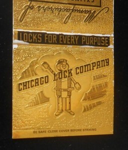 1970s Chicago Lock Company Cylinder Locks and Padlocks 4311 W. Belmont ...