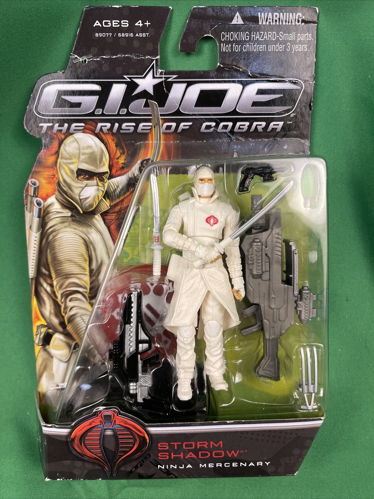 GI Joe The Rise of Cobra - Storm Shadow Ninja Mercenary Action Figure ...