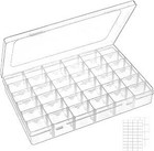 1 Pack 36 Grids Clear Plastic Organizer Storage Box Container, Craft 1 ...