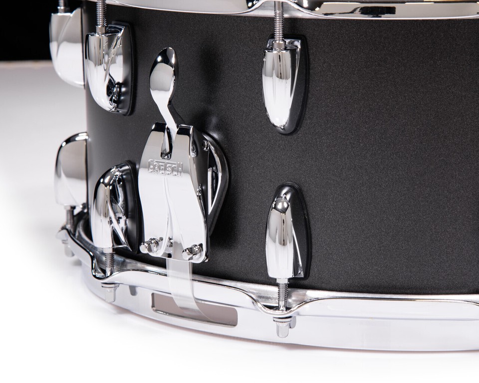 Gretsch Brooklyn 7x14 Satin Oil Snare Drum - Satin Black Metallic | eBay