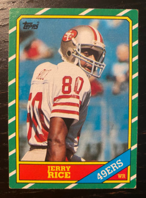 1986 Topps #161 Jerry Rice Rookie Card | eBay