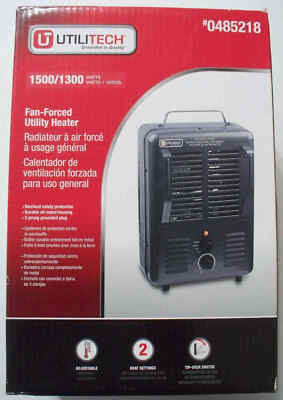 Utilitech H-3103 1500/1300 Watt Fan Forced Utility Barn Heater-All ...