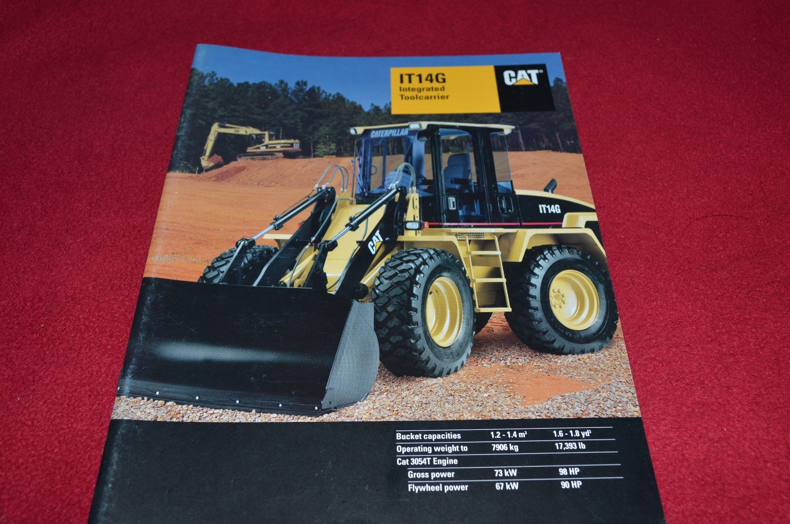 Caterpillar IT14G Integrated Toolcarrier Wheel Loader Dealer's Brochure ...