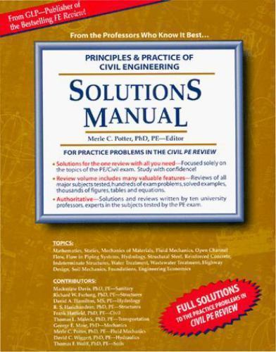 Principles and Practice of Civil Engineering : Solutions Manual by ...