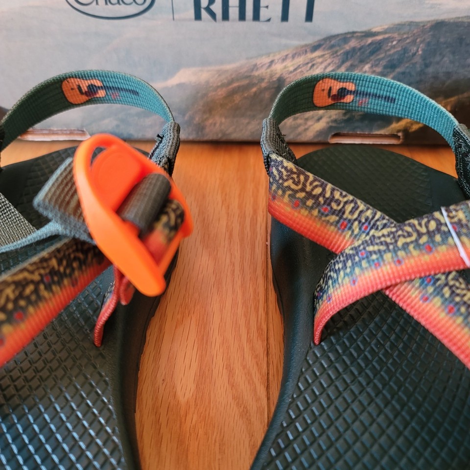NIB Chaco Thomas Rhett Brook Trout Z1 Classic Sandals Womens 6.5 | eBay
