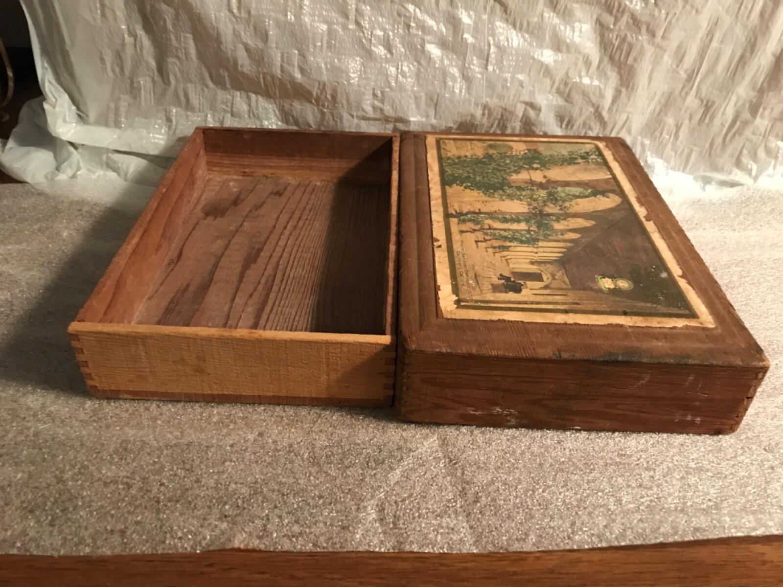 wooden advertising box Lyons California Glace Fruit | eBay