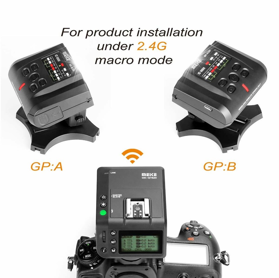 Meike MK-MT24N Macro Twin Lite Flash Light TTL For NikonD850 D810 D750 ...