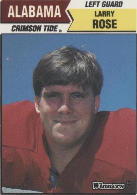 1988 Winners Alabama Crimson Tide - Larry Rose (RC) for sale online | eBay