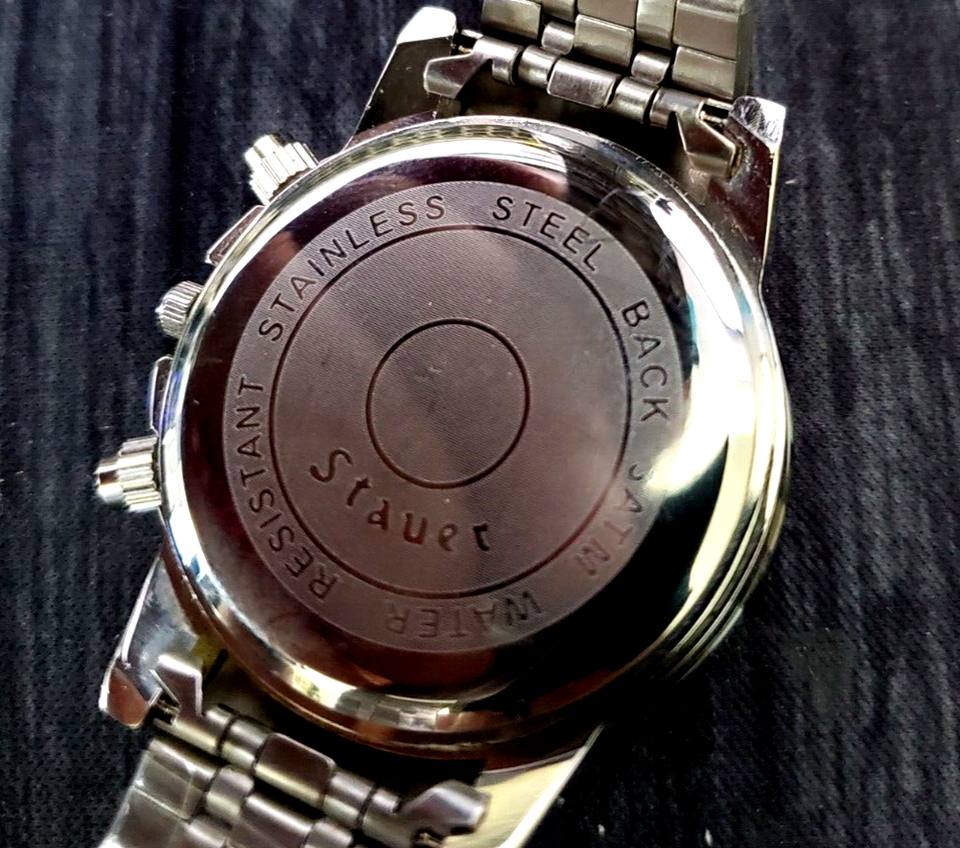 New In Box Stauer 38061 Jet Setter Chronograph Mens Watch | eBay