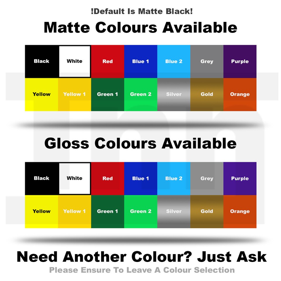 Side Stripes Stickers Graphics Decals For Ford Focus Fiesta ST RS Mk3 ...