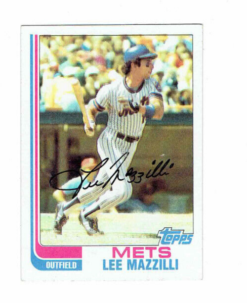 Lee Mazzilli New York Mets OF #465 Topps 1982 #Baseball Card | eBay