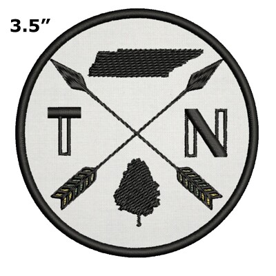 Tennessee Patch Embroidered Iron-On Applique Nature Badge Souvenir ...
