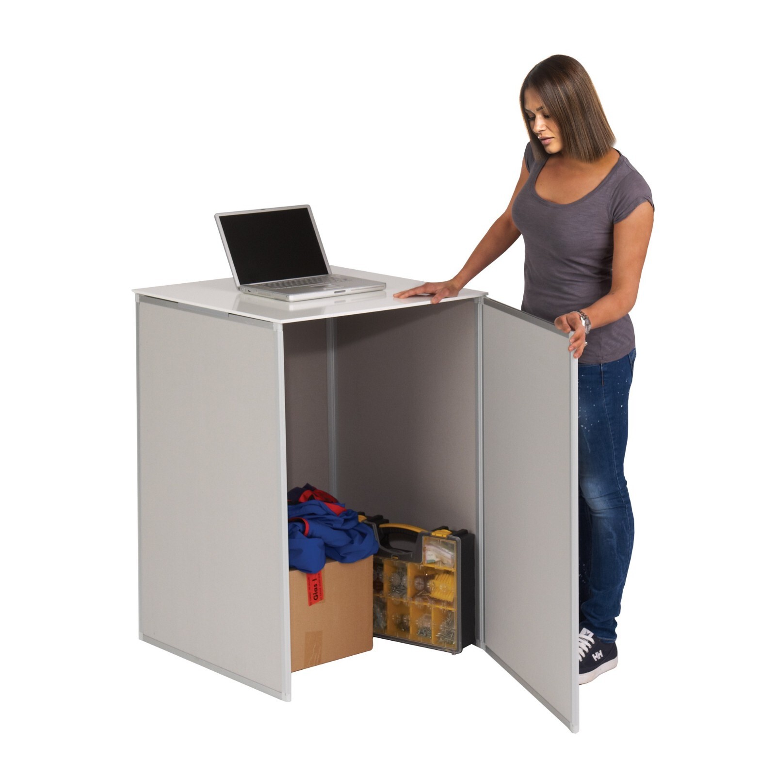 Wonderwall Exhibition Display Plinth Pedestal Folding Portable Stand | eBay