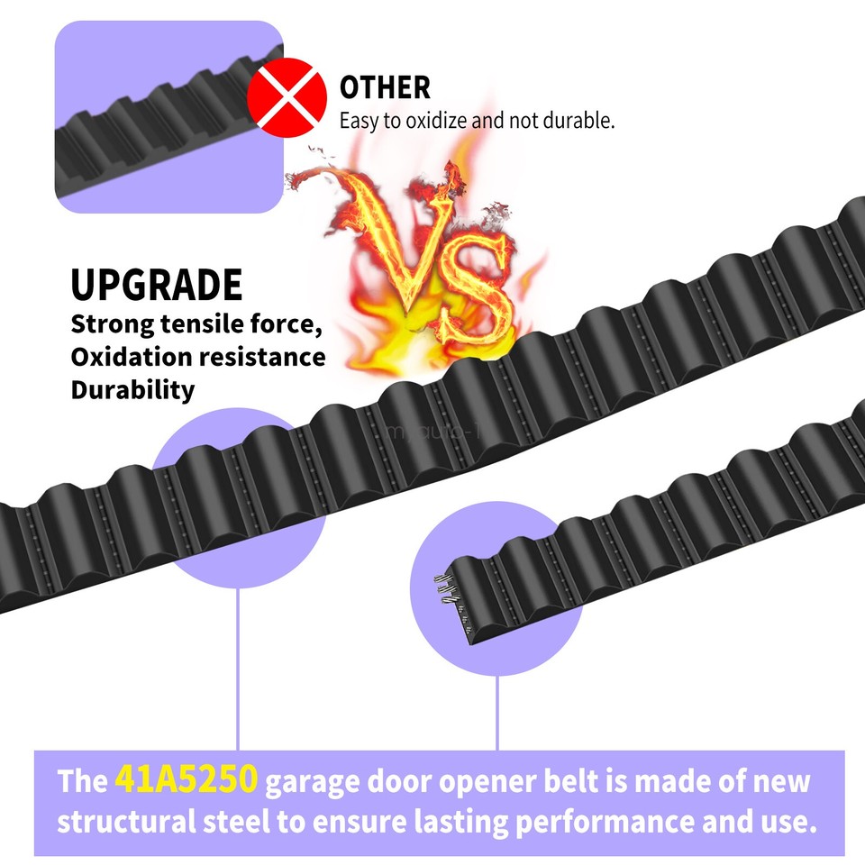41AB150-2 Fits Liftmaster/Chamberlain Garage Door Openers 41A5250 Belt ...