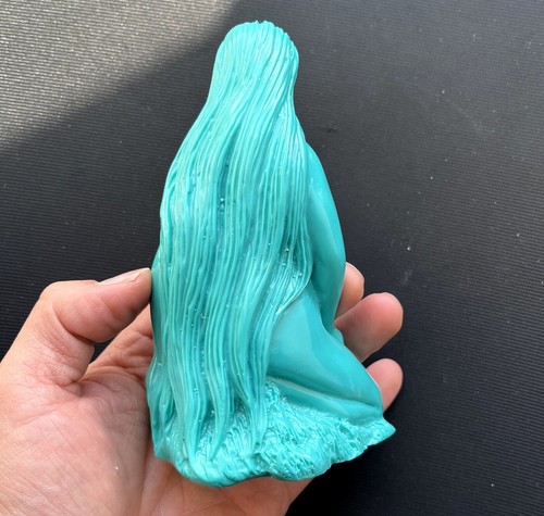 Kallaite Jade Carved Art Naked Girl Lady Statue Vintage Collectible ...